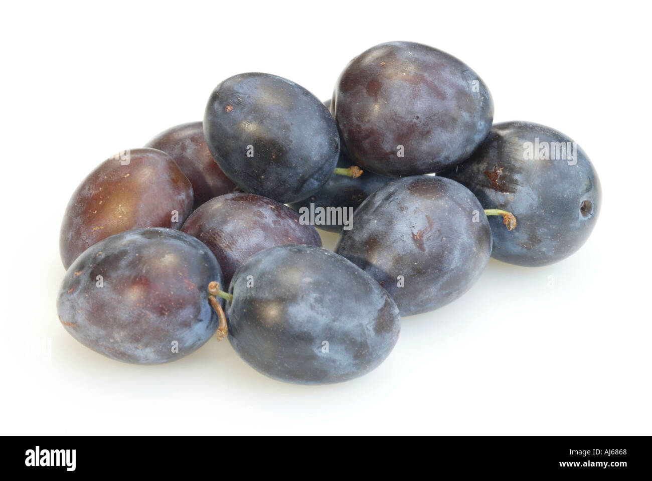 Prunus domestica frucht Cut Out Stock Images & Pictures - Alamy