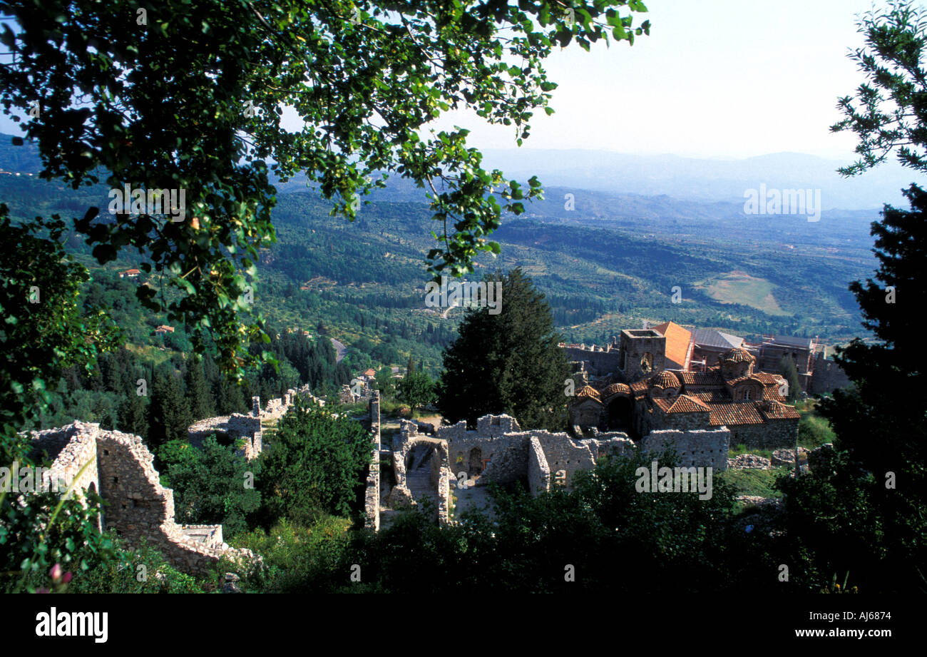 Historic mystras hi-res stock photography and images - Alamy