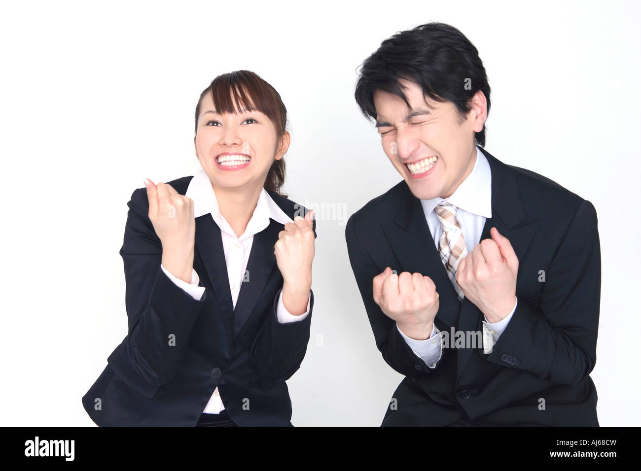 Boss and subordinate Stock Photo - Alamy