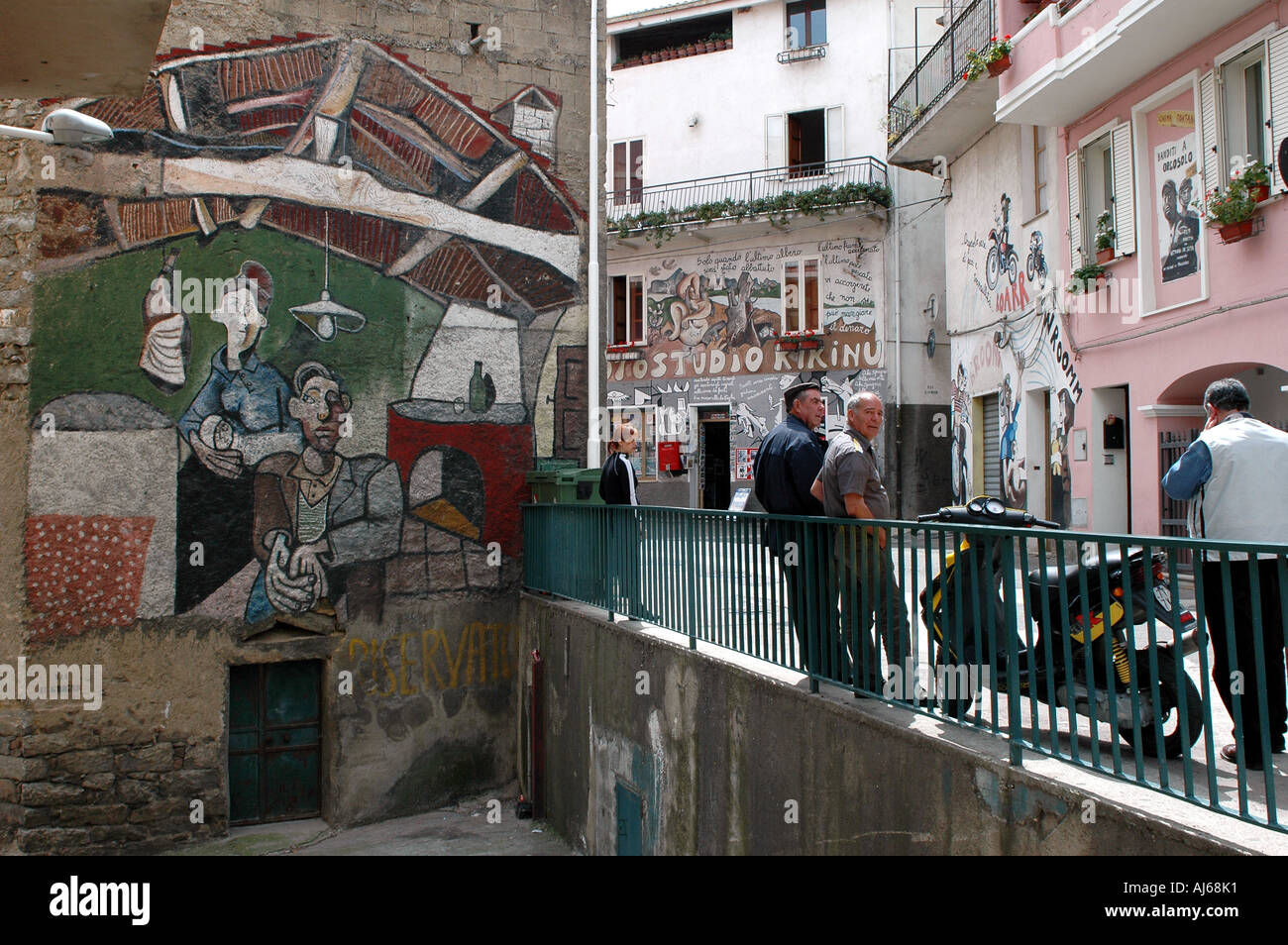 Murals in Orgosolo Sardinia Italy Stock Photo - Alamy