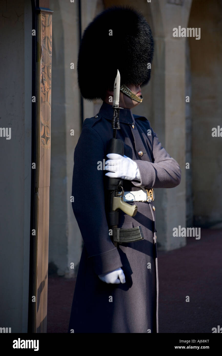 Castle Guard Windsor Castle Windsor England UK Stock Photo - Alamy