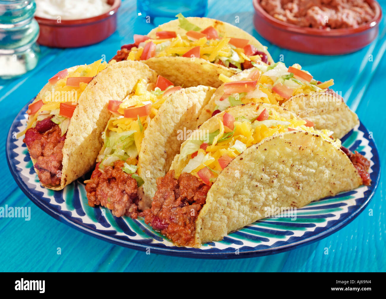 TEX MEX TACOS Stock Photo - Alamy