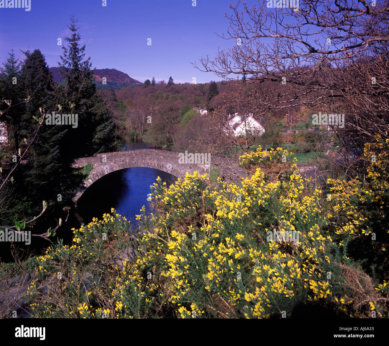 Scotland Perthshire The Ross Bridge Comrie Stock Photo - Alamy