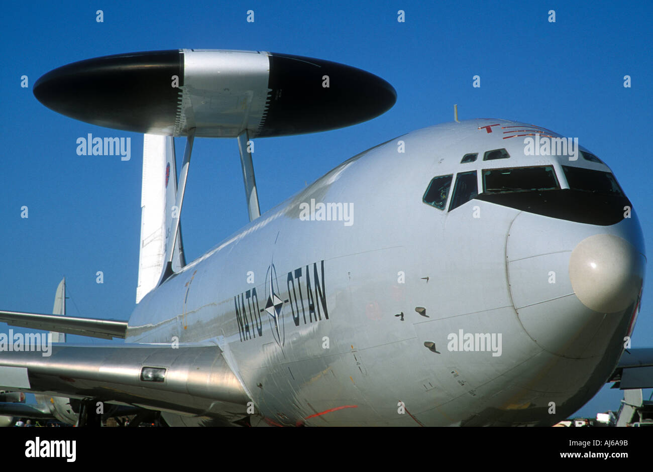 Nato United States Air Force Boeing E 3A Sentry AWACS aircraft Stock ...