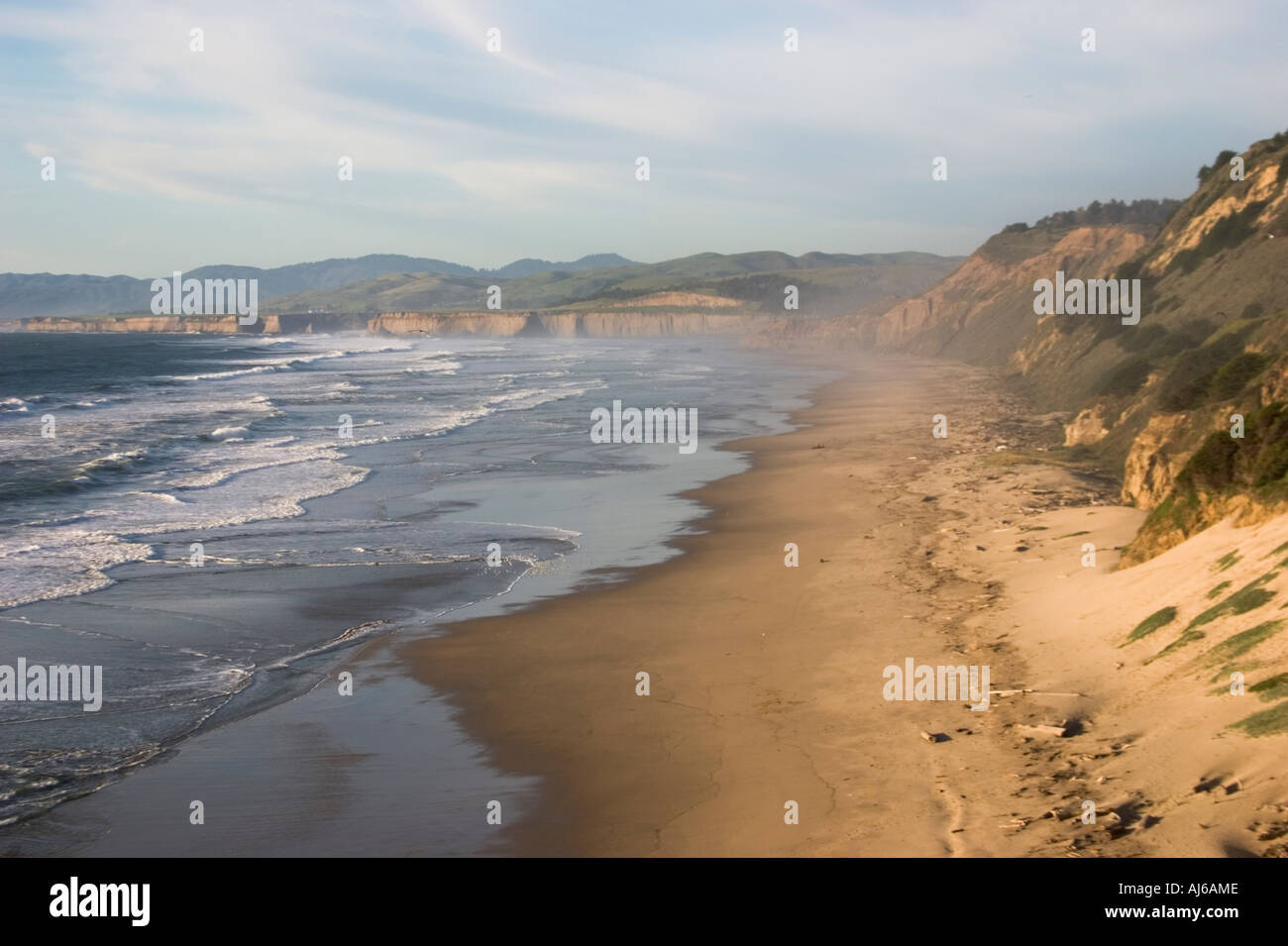San Gregorio State Beach, San Mateo County coast, California, USA Stock ...
