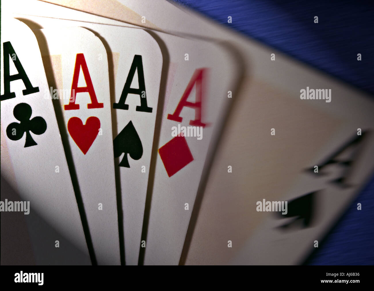 the fifth ace playing card ace Stock Photo - Alamy