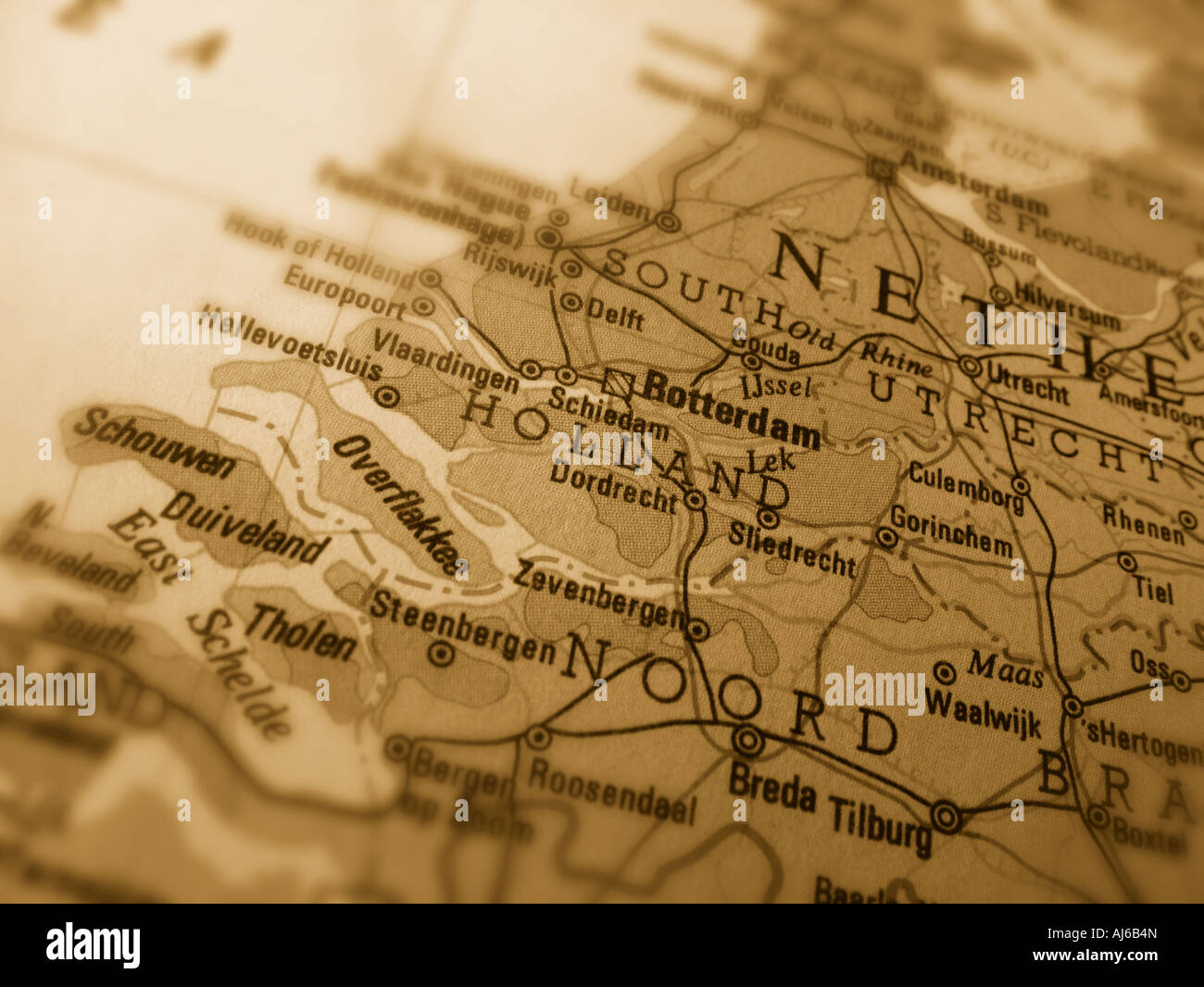 Map of rotterdam hi-res stock photography and images - Alamy