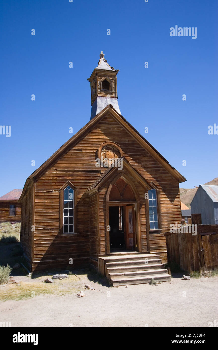 The Methodist Church at Bodie State Historic Park ghost town California USA Stock Photo - Alamy