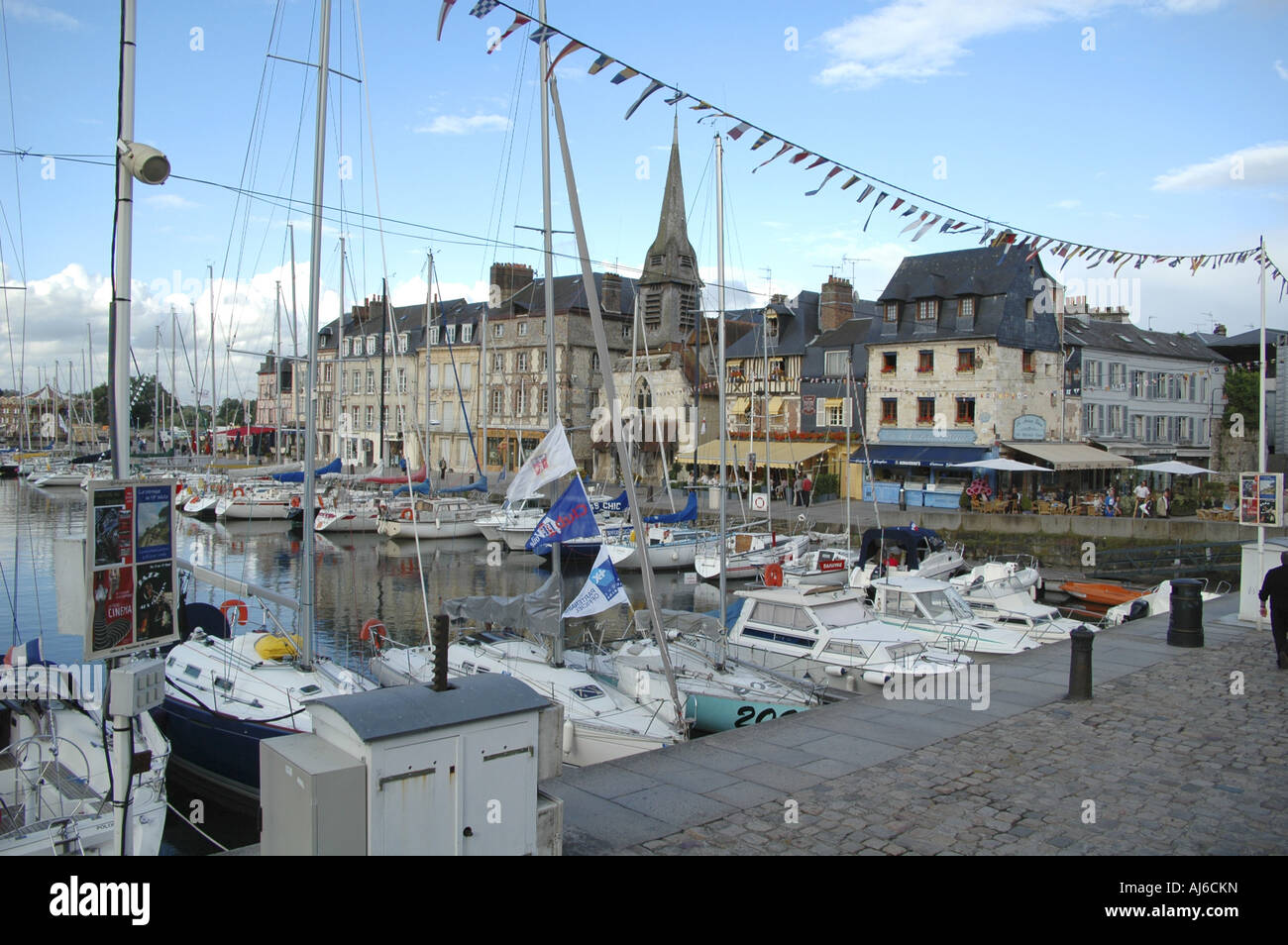 harbour, France, Normandy, Cote Fleurie, Honfleur Stock Photo - Alamy