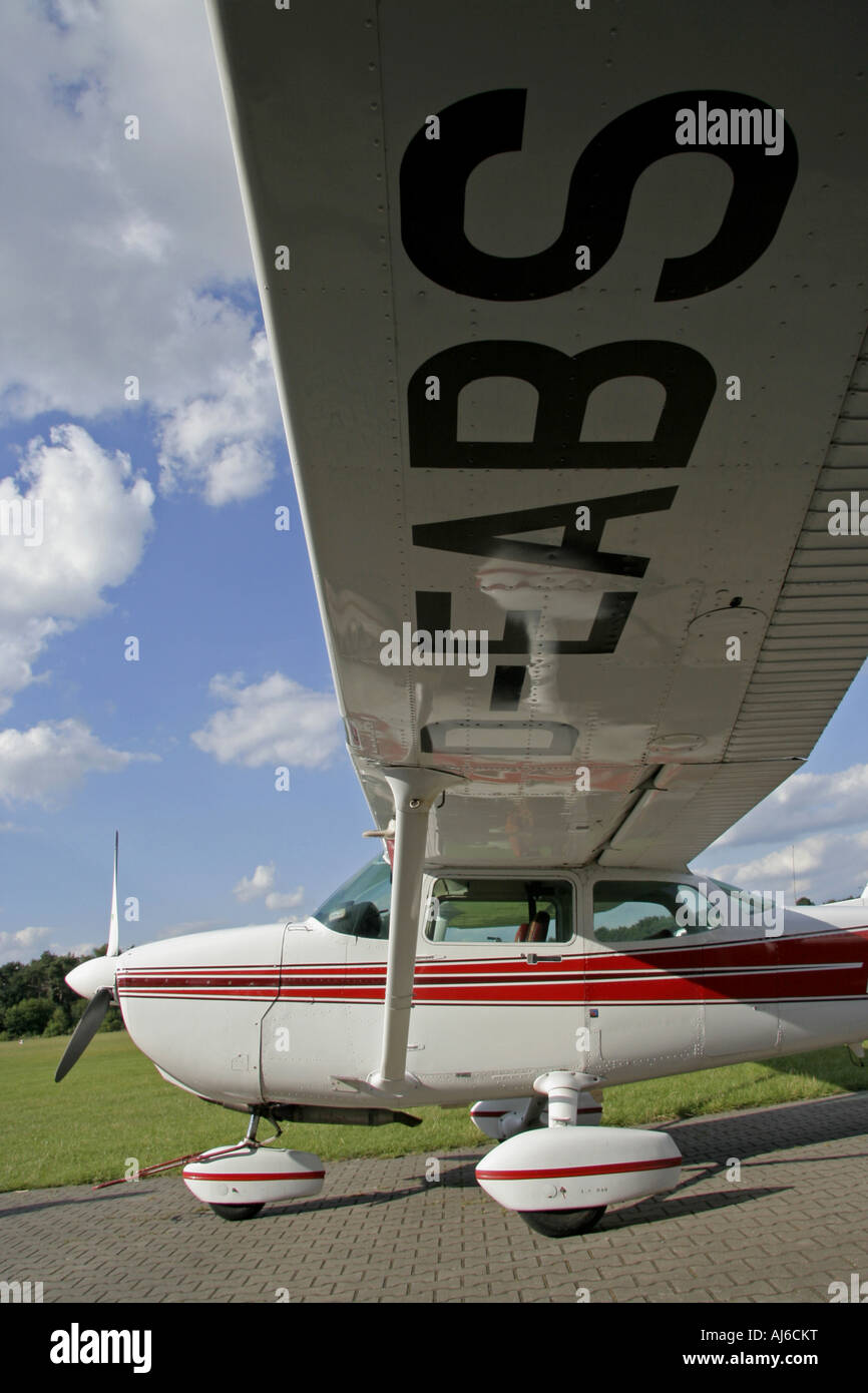 airplane wing, Germany Stock Photo - Alamy