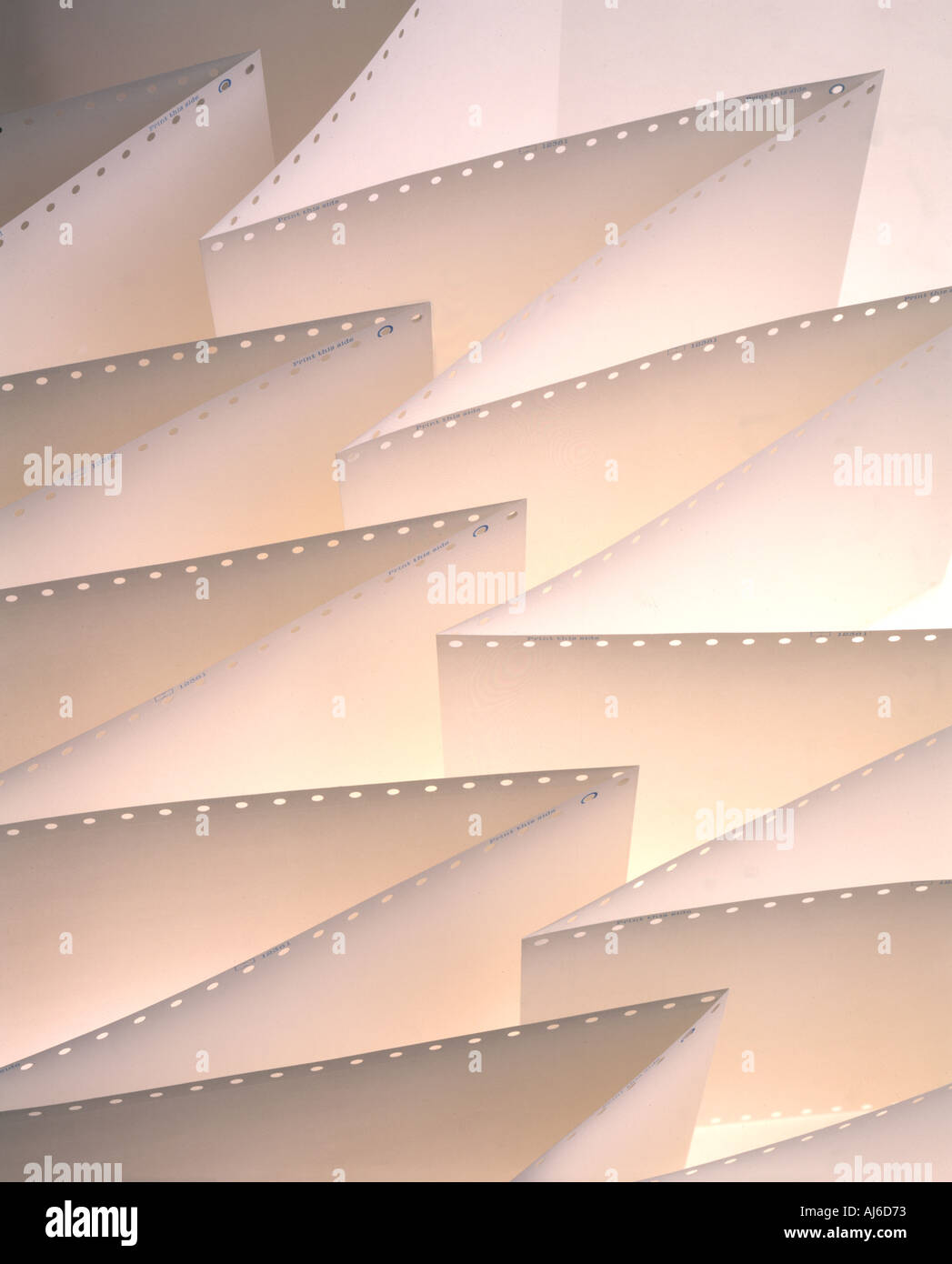 Computer printer paper Stock Photo - Alamy