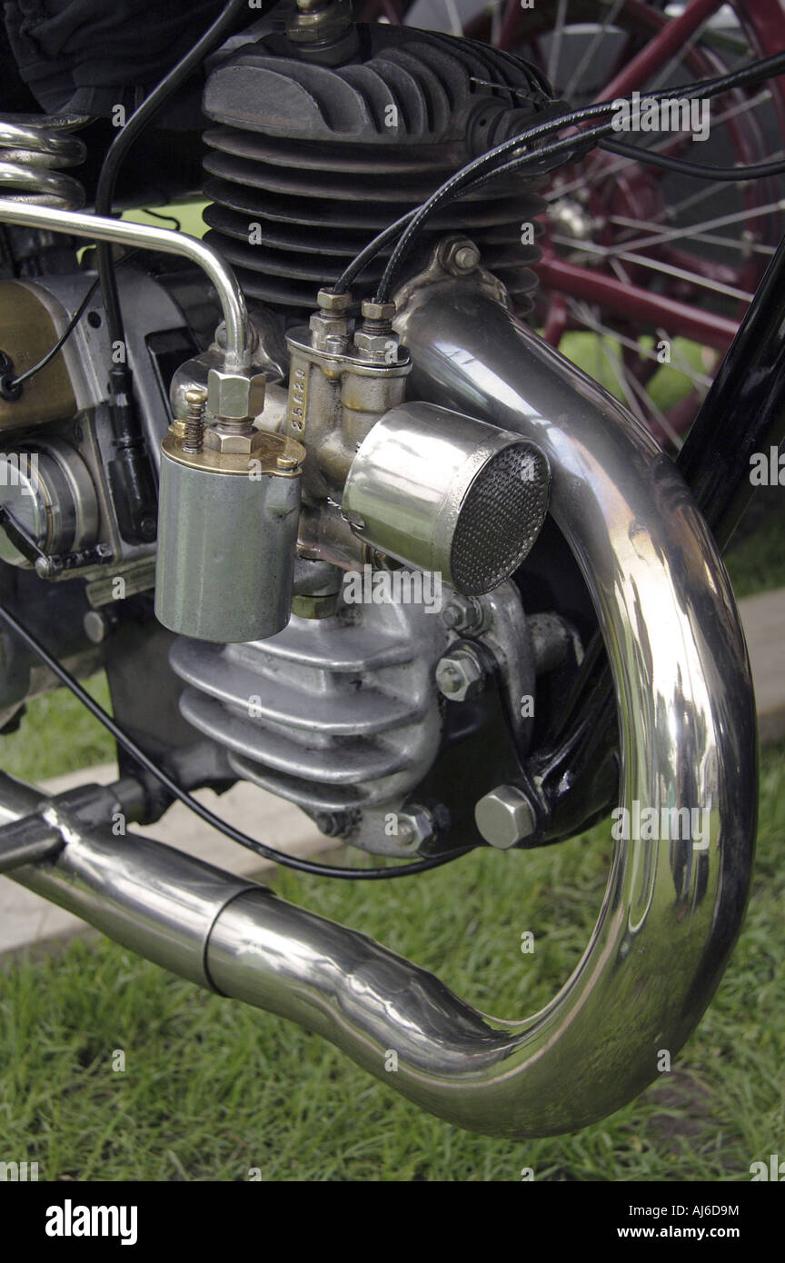 old motorbike motor Stock Photo - Alamy