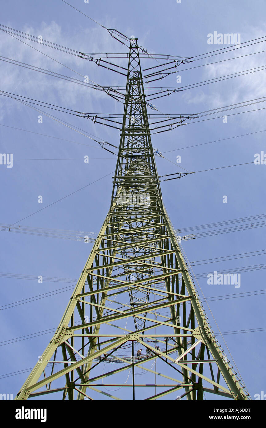 power pole, Germany Stock Photo - Alamy