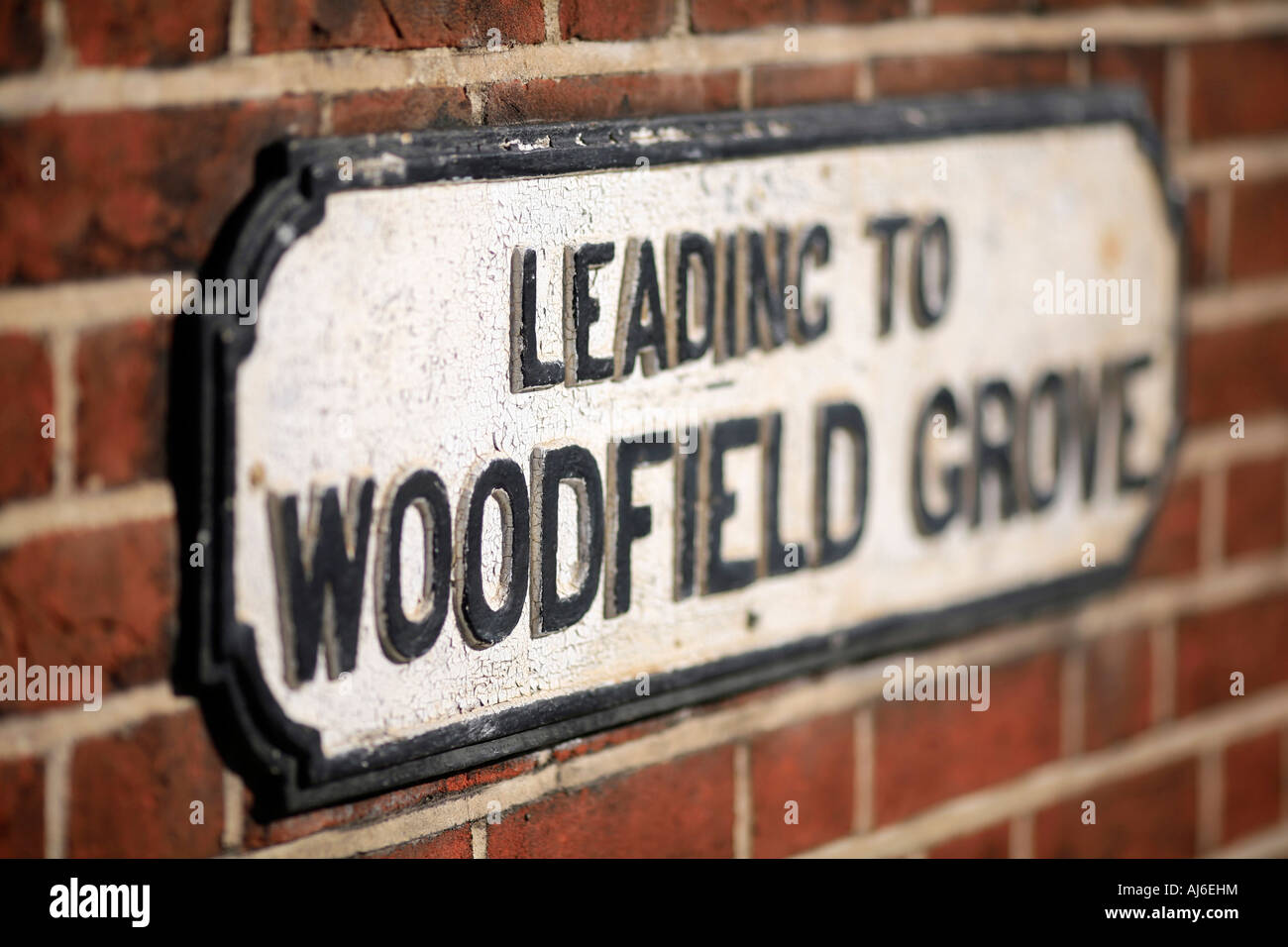 Street name sign in Streatham South London SW16 Stock Photo - Alamy
