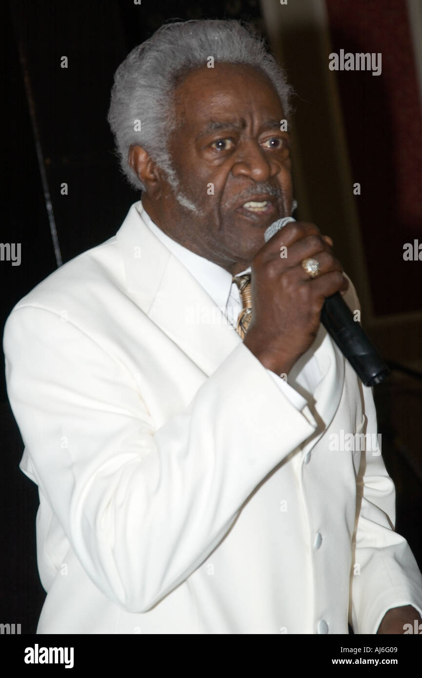 Bill Pinkney Performs at His 80th Birthday Party Columbia SC USA Stock ...