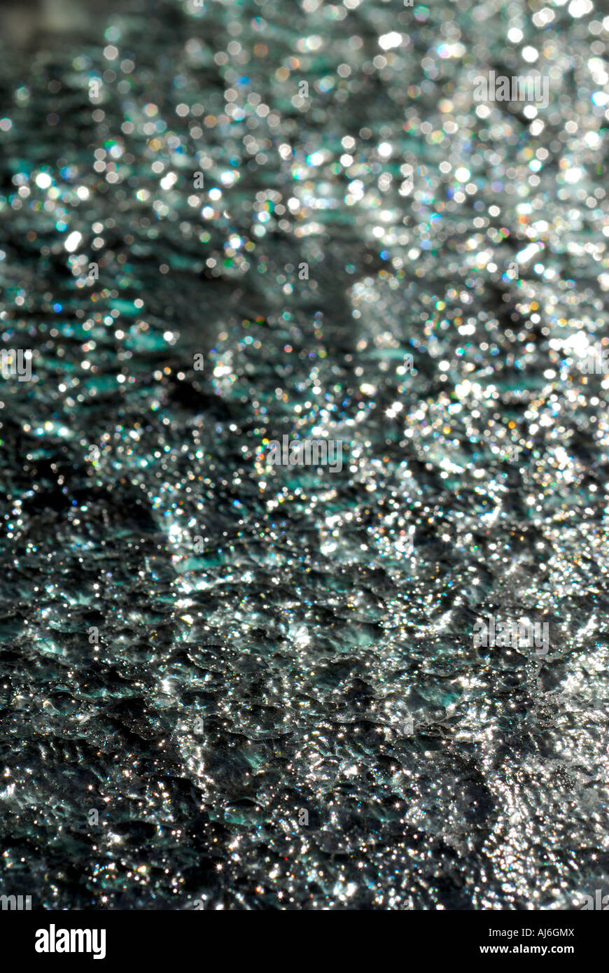 Water Reflecting off Patterned Glass Stock Photo - Alamy