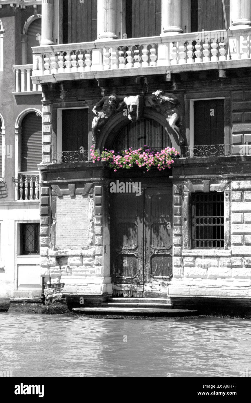 Window box of flowers in Venice Stock Photo - Alamy