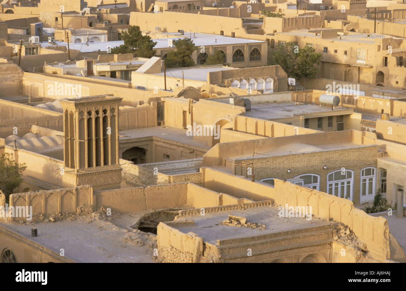 clay-brick-architecture, Iran, Yazd Stock Photo - Alamy