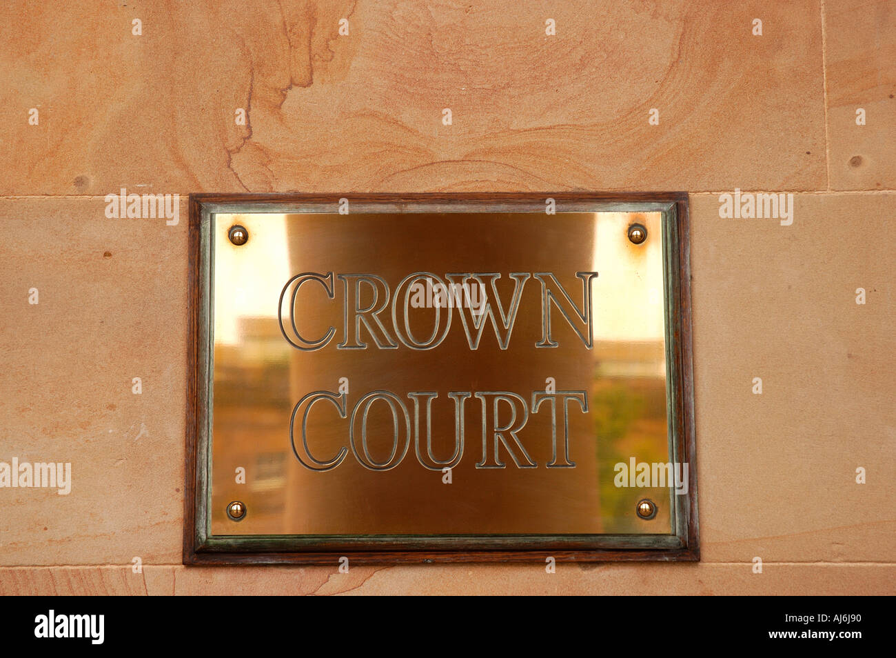 Close up of Crown Court sign York North Yorkshire England UK United ...