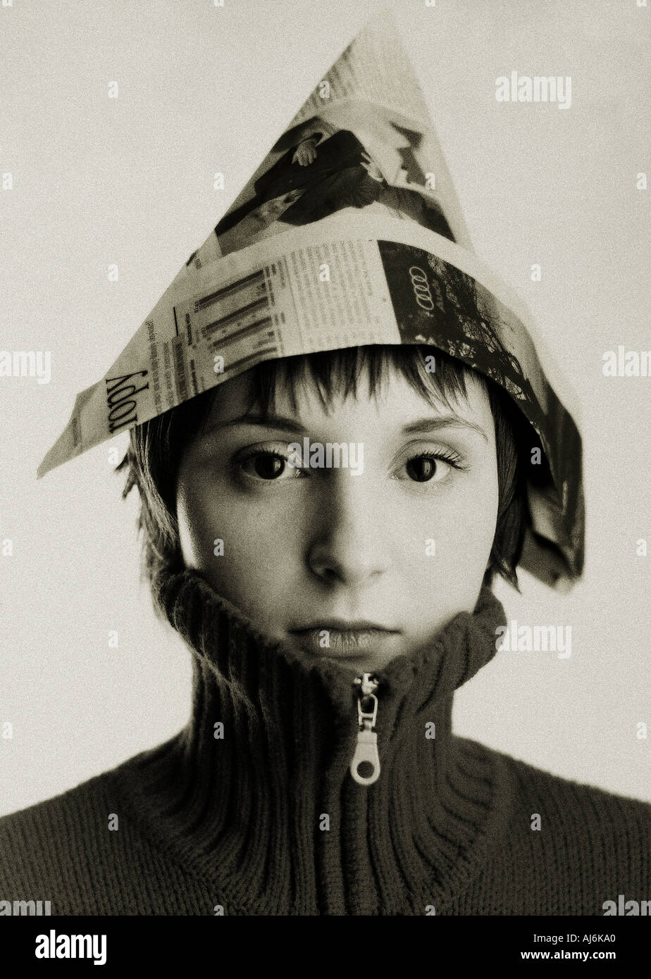 Hat newspaper hi-res stock photography and images - Alamy