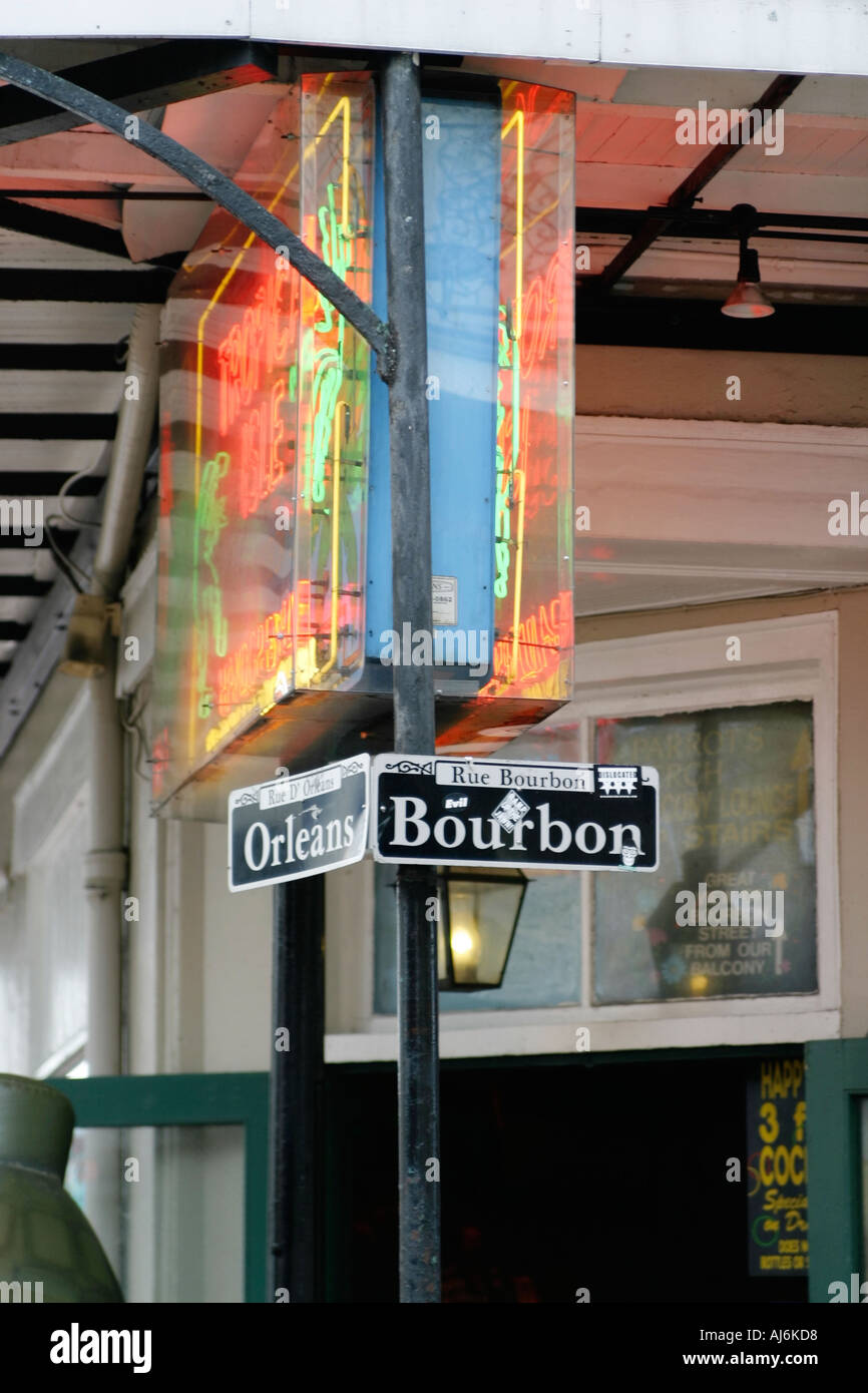 La new orleans neon signs hi-res stock photography and images - Alamy