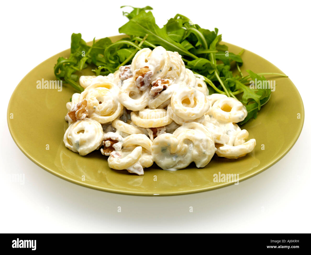 Fasta pasta creme fraiche cheese walnuts rocket hi-res stock ...