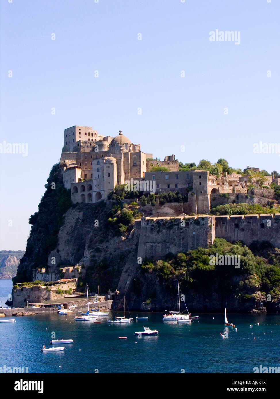 Castello Aragonese Castle Ischia, Italy Stock Photo - Alamy