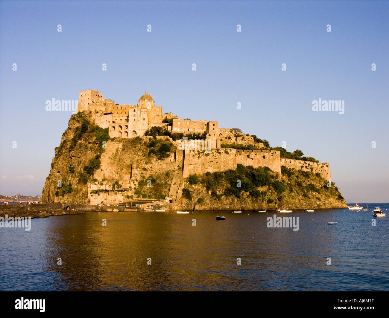 Castello Aragonese Castle Ischia, Italy Stock Photo - Alamy