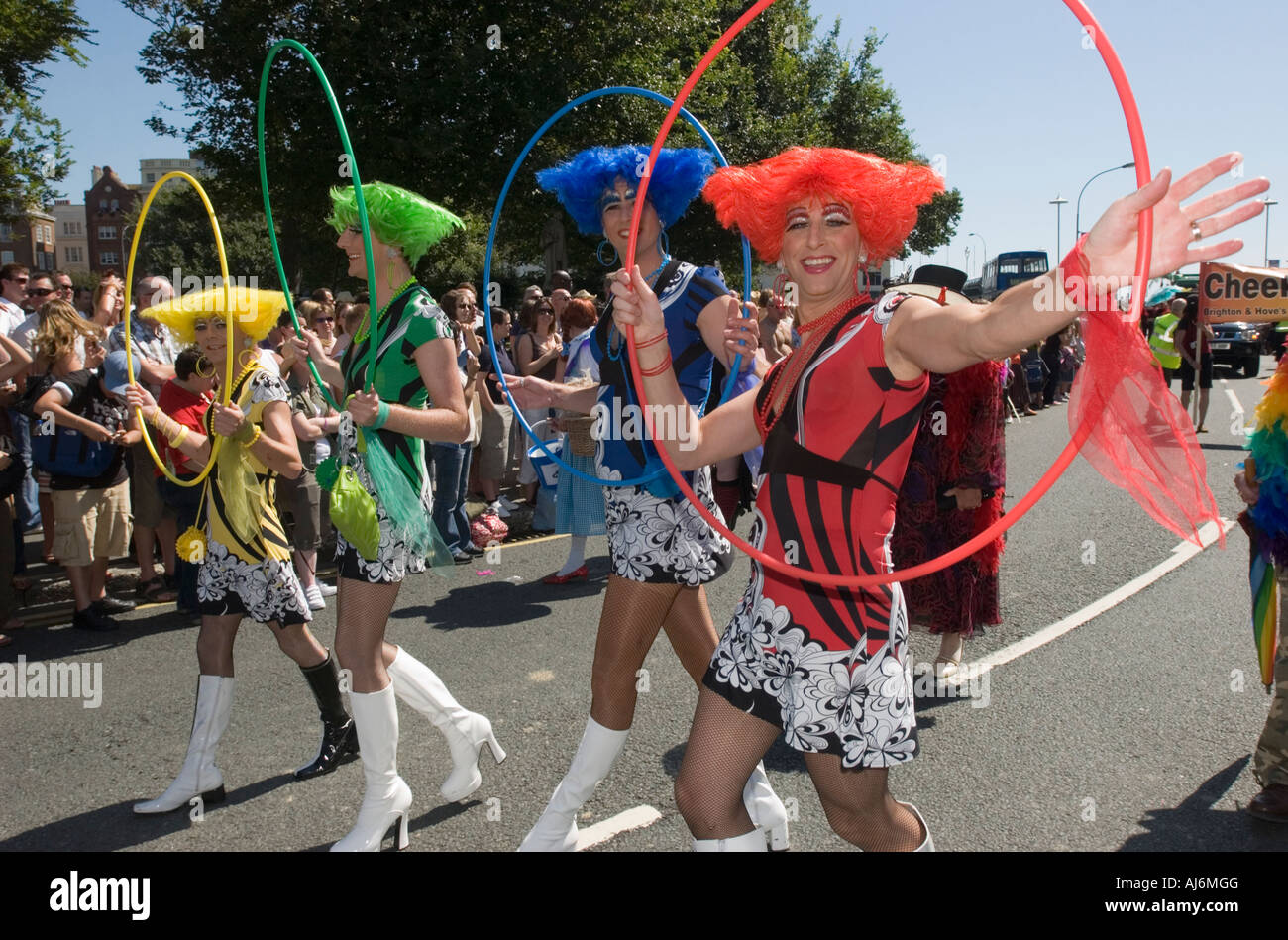 Brighton Pride parade, Brighton, Sussex, England. UK 4th August 2007 ...