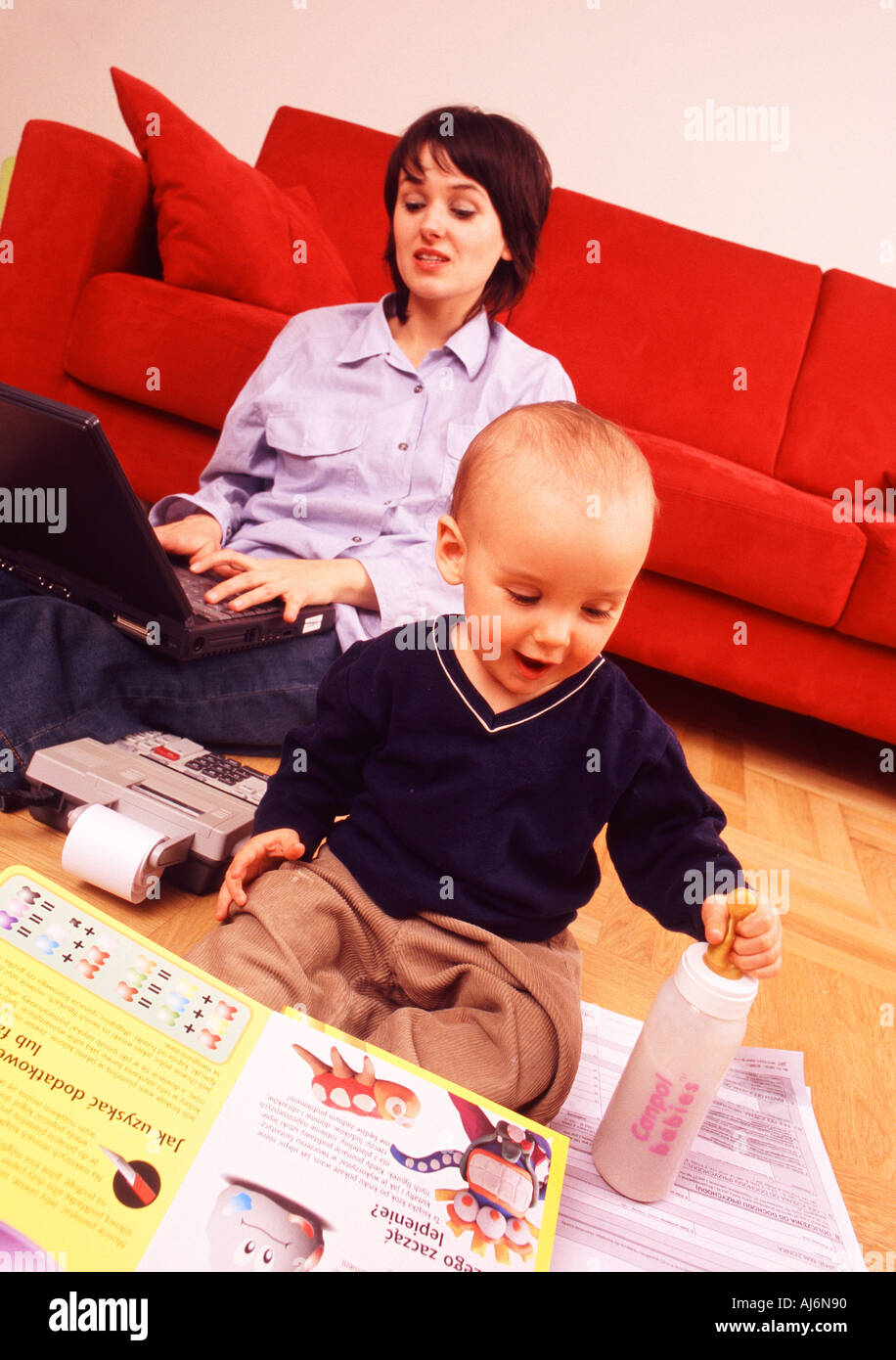 Workaholic child hi-res stock photography and images - Alamy