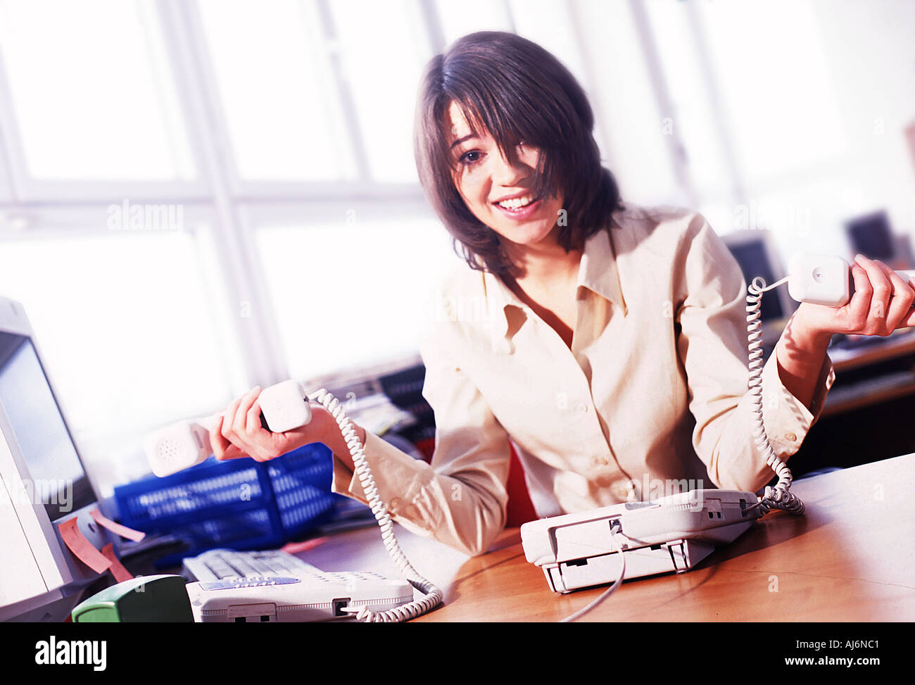 vertical employee businesswoman secretary 20 25 dark hair dark haired ...