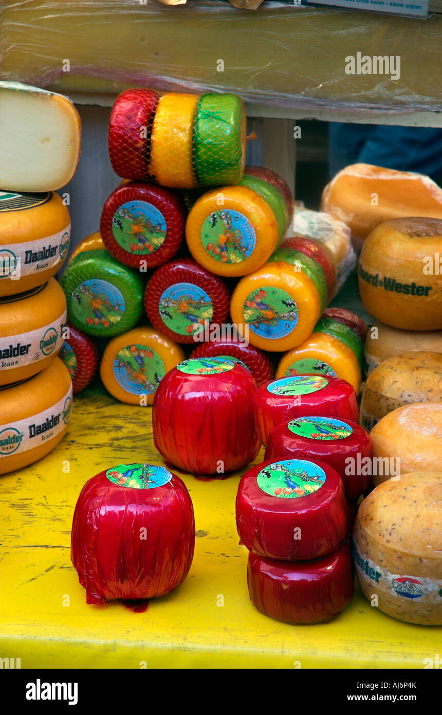 Edam cheeses for sale in Amsterdam Stock Photo - Alamy