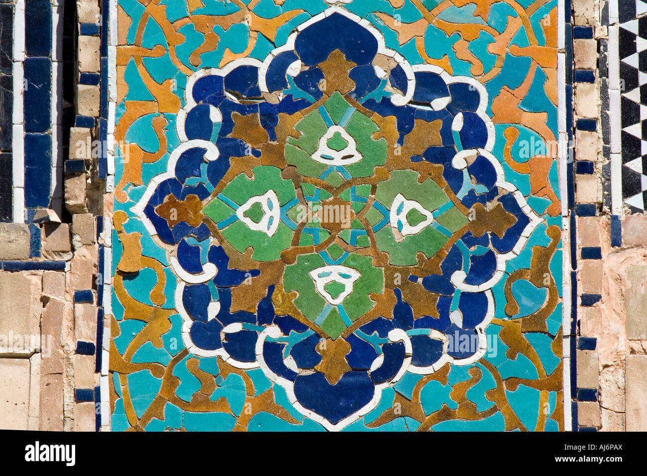 Mosaics Bukhara Uzbekistan Stock Photo - Alamy