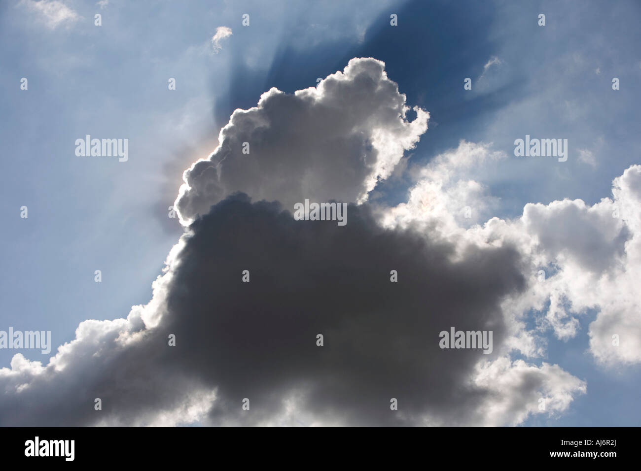 Storm cloud layers landscape. India Stock Photo - Alamy