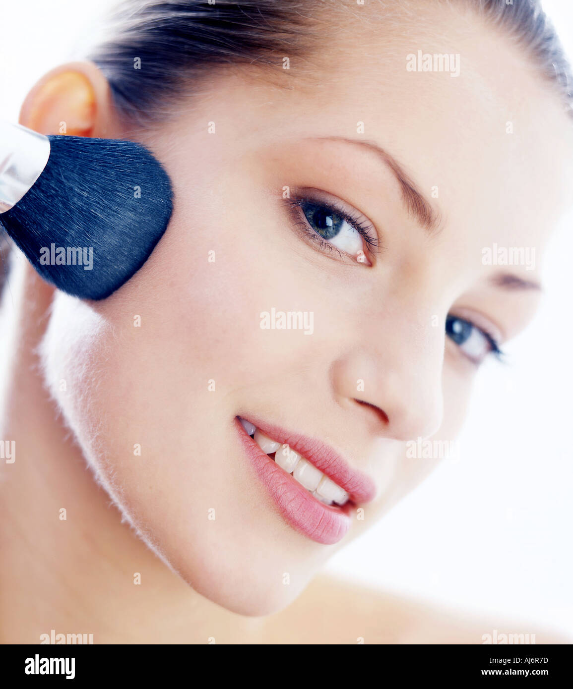 woman 20 25 blond blonde happy smile smiling relaxed blissful young ...