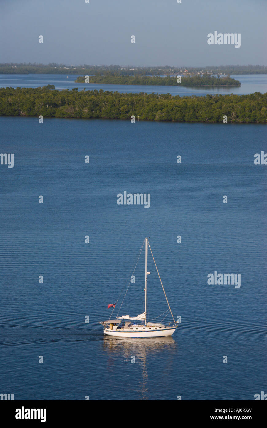 sail boat sailboat boating yachting mangrove islands Sanibel Island ...