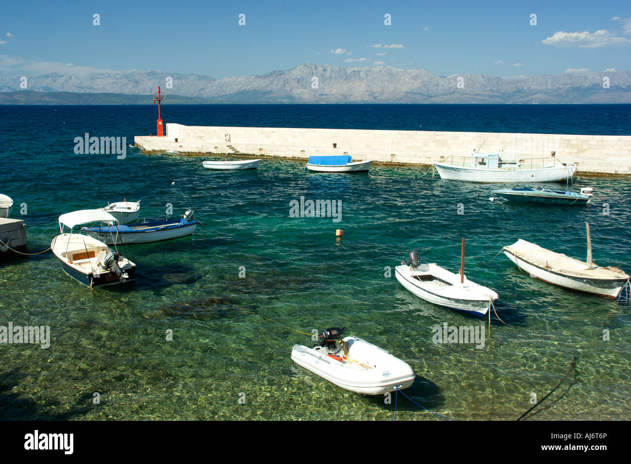 Duba Peljeska port Croatia Stock Photo - Alamy