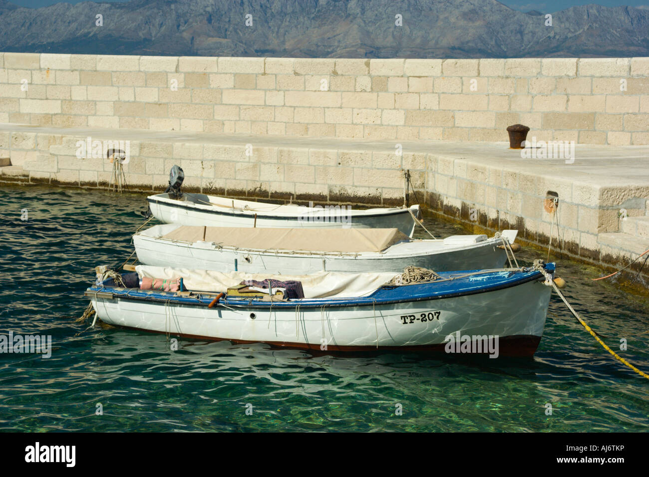 Duba Peljeska port Croatia Stock Photo - Alamy