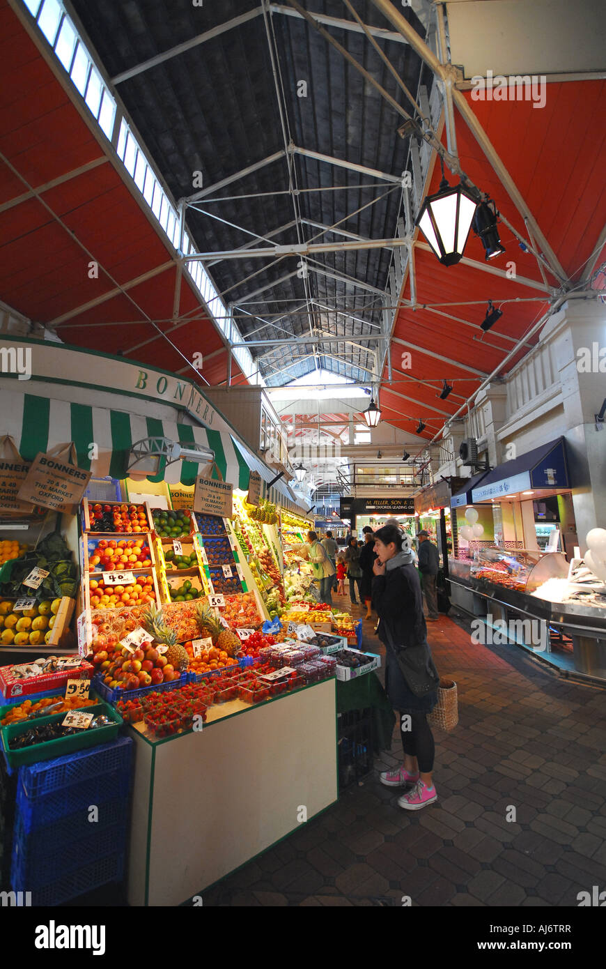 OXFORD The Covered Market Stock Photo - Alamy