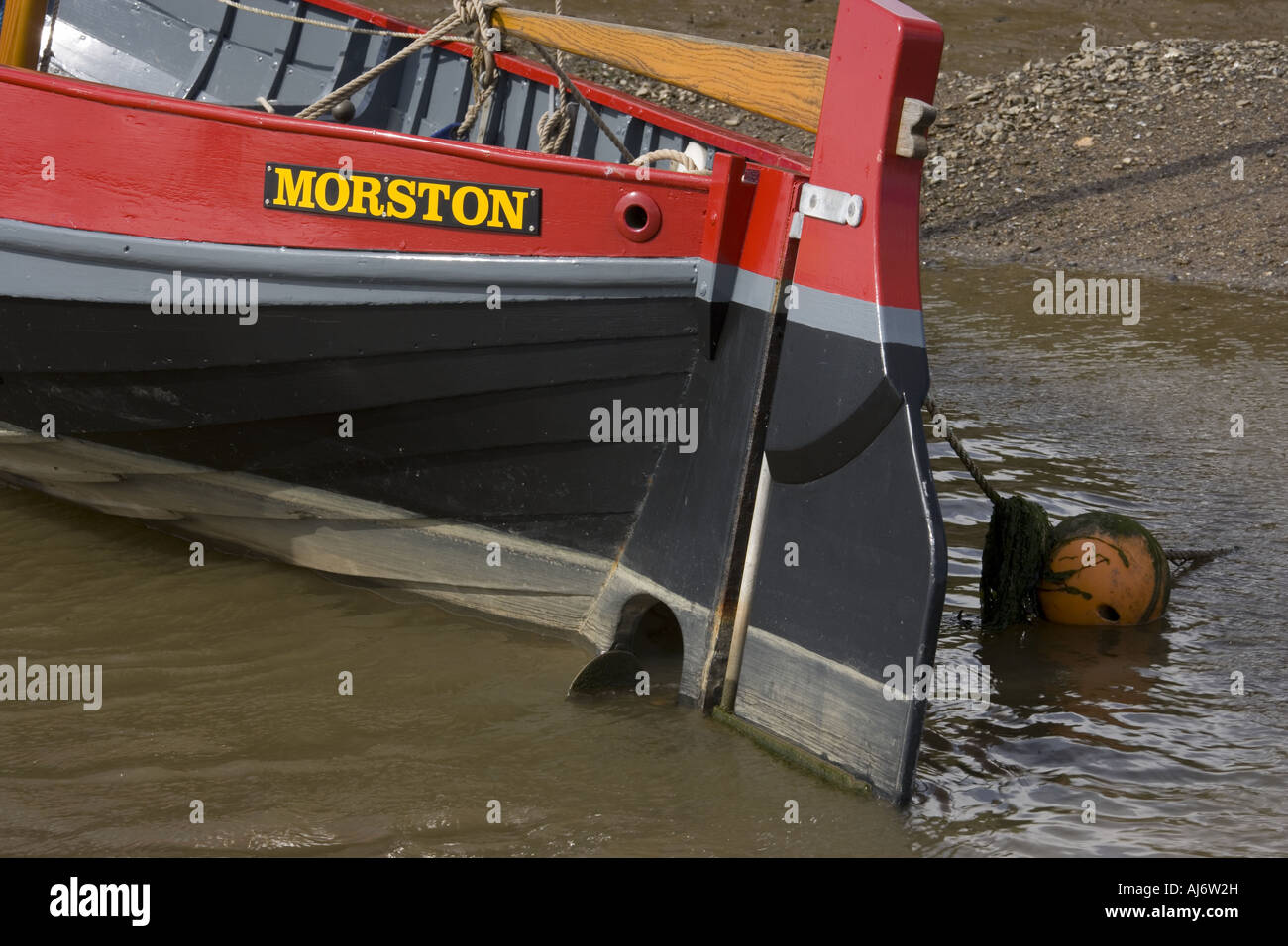 Morston Quay Boat Norfolk Stock Photo - Alamy