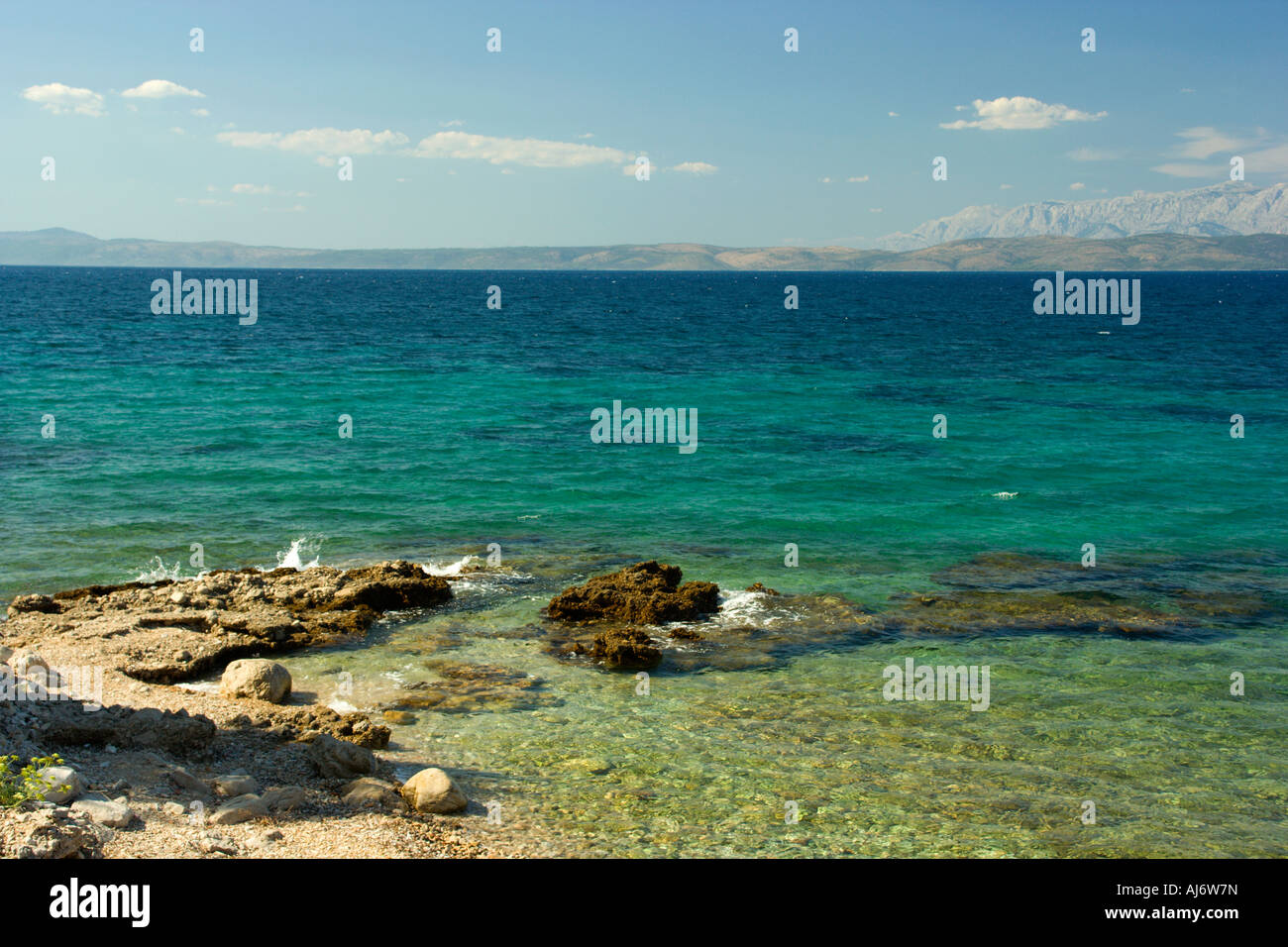 Duba Peljeska beach Croatia Stock Photo - Alamy