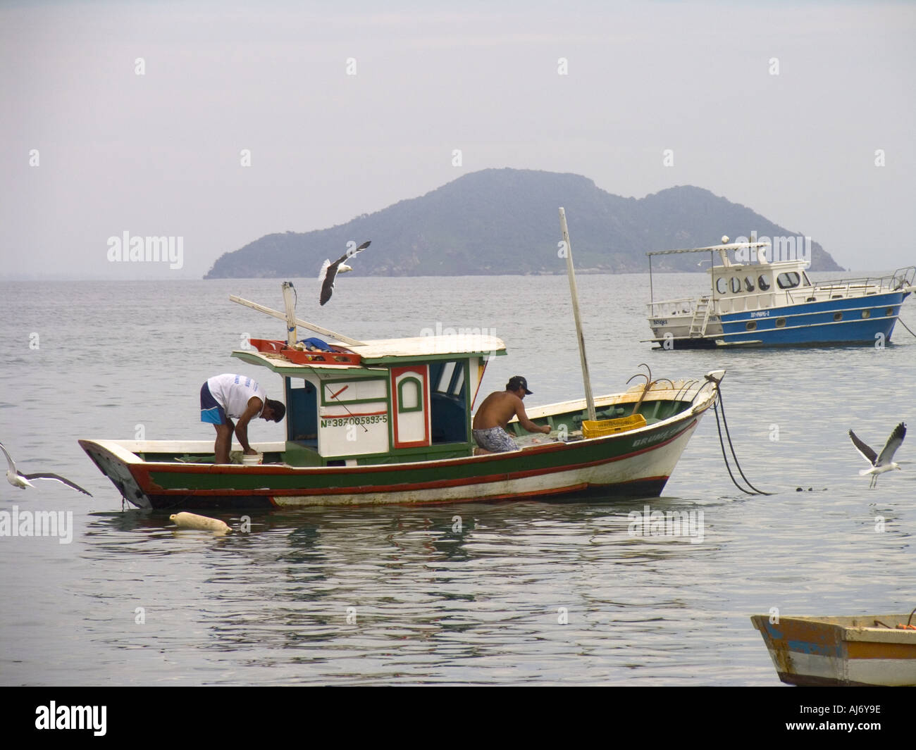 Fishing boats, Buzios, Brazil, South America Stock Photo - Alamy