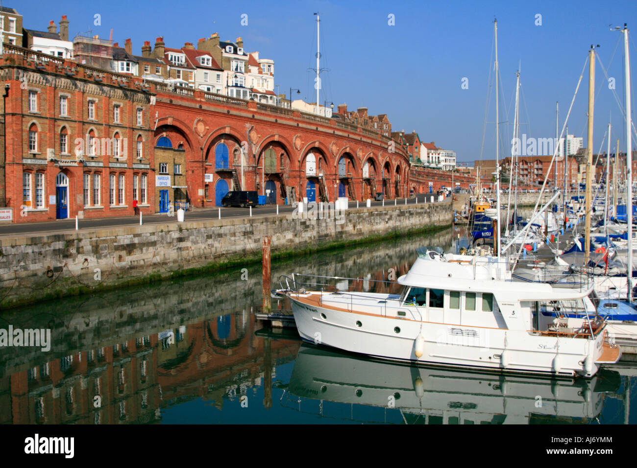 The Port of Ramsgate Royal Harbour Marina kent south coast england uk ...