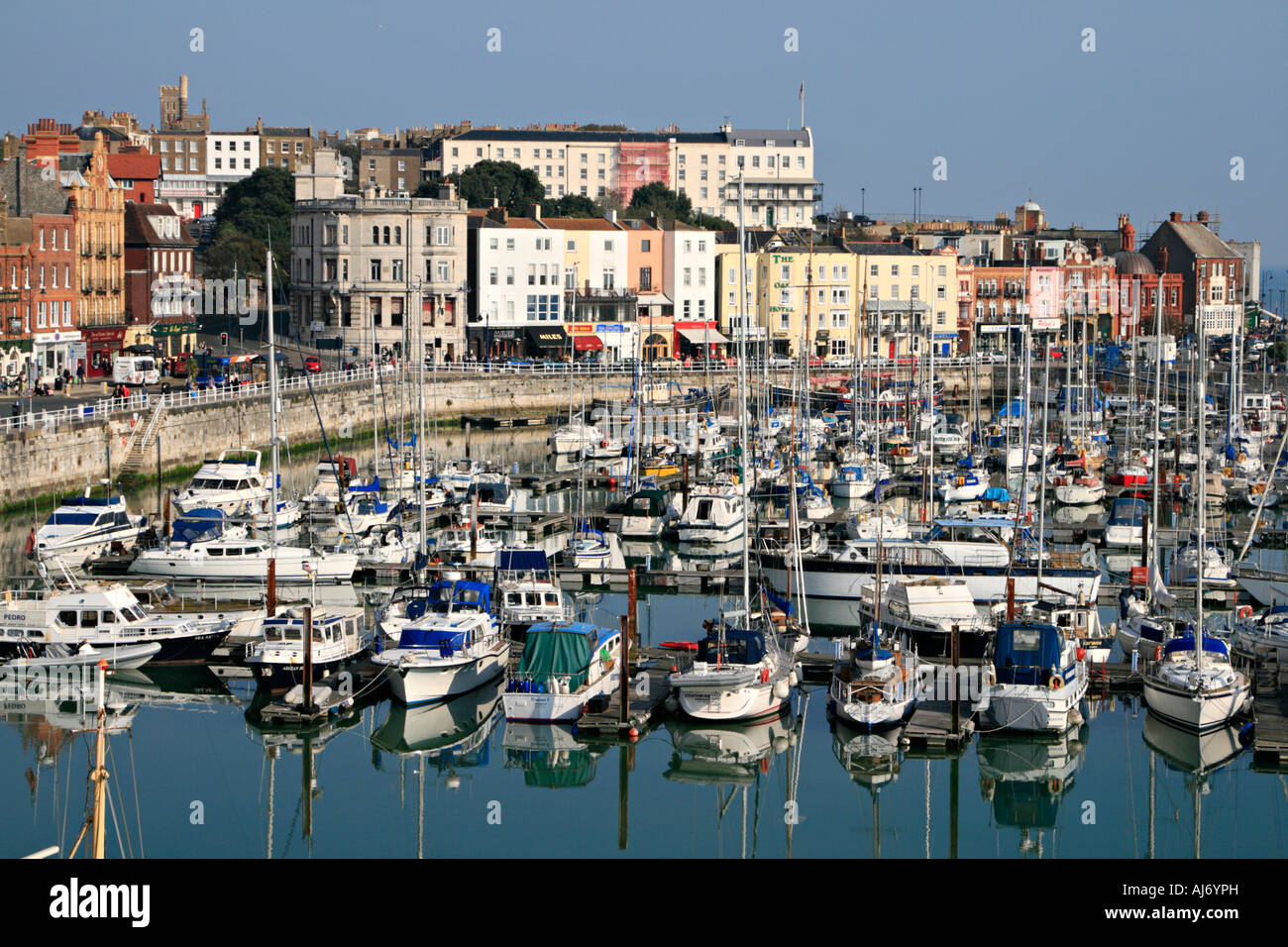 The Port of Ramsgate Royal Harbour Marina kent south coast england uk ...