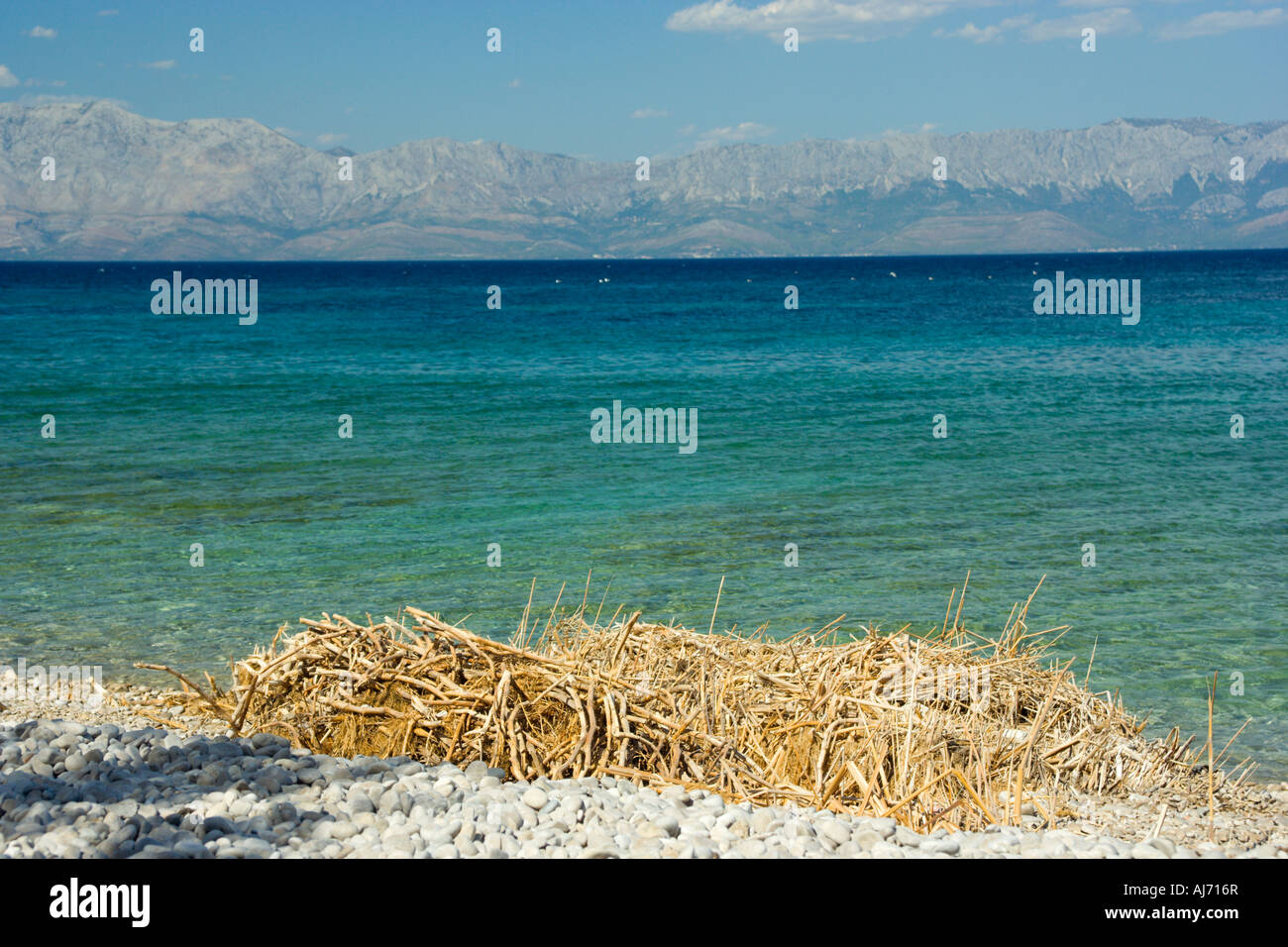 Duba Peljeska beach Croatia Stock Photo - Alamy