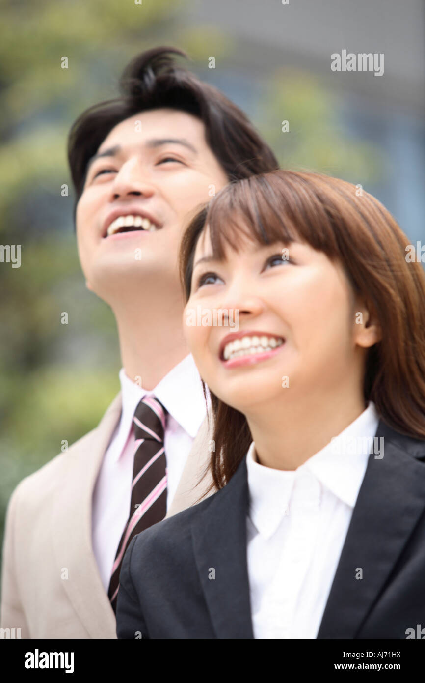 Boss and subordinate Stock Photo - Alamy