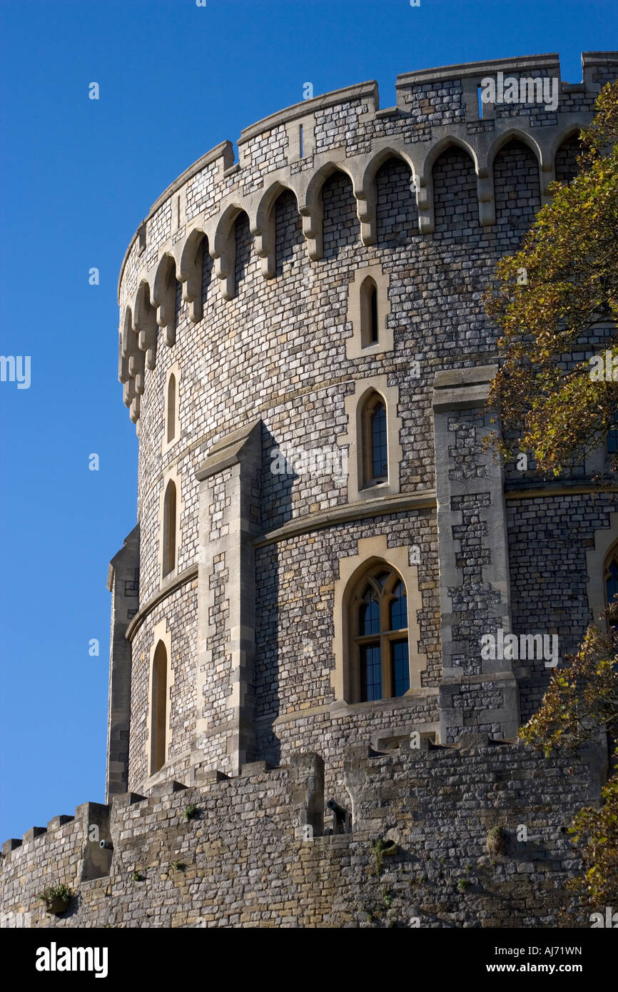 The Round Tower Windsor Castle Windsor England UK Stock Photo - Alamy