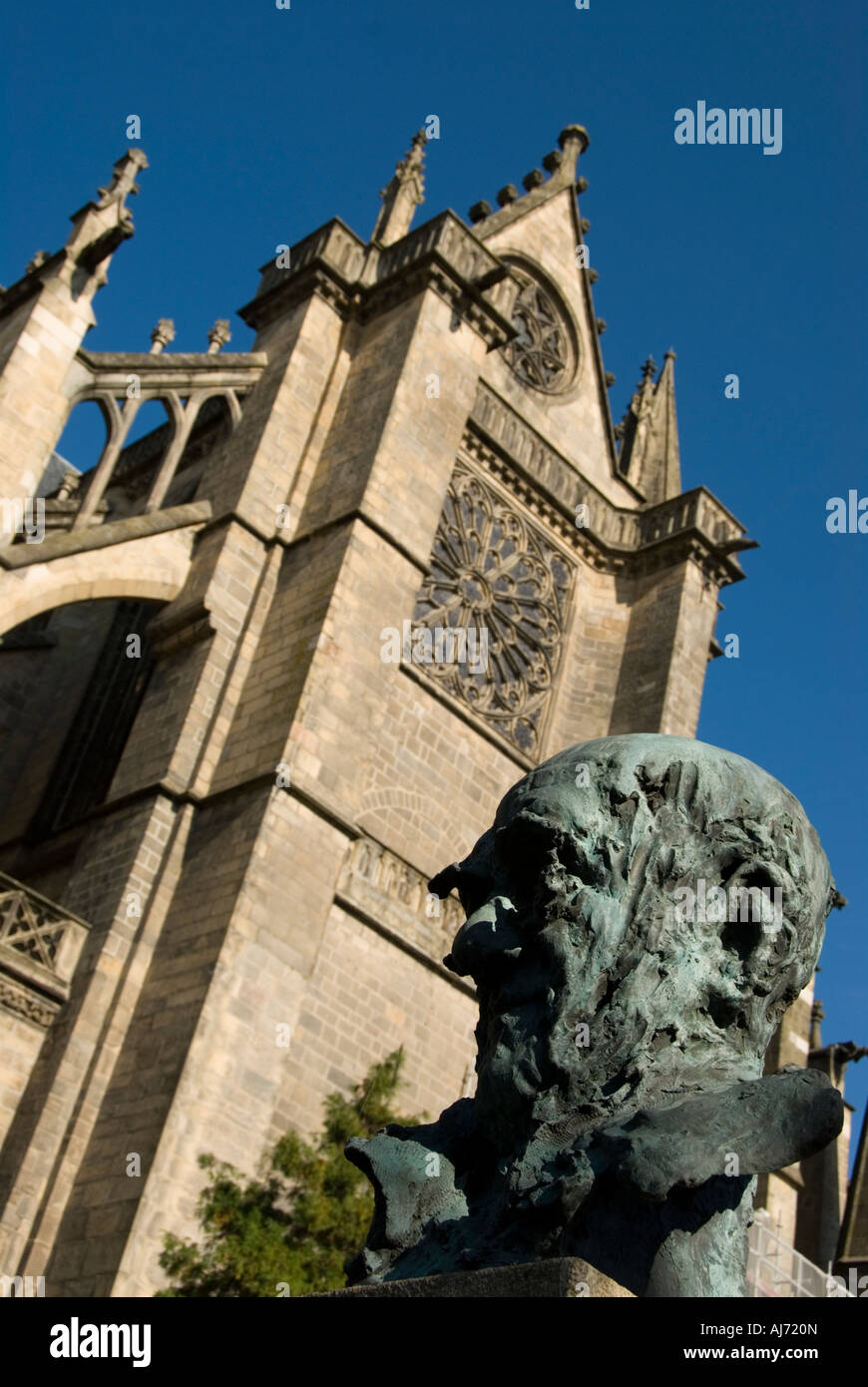 Stock Photo of the St Etienne Cathedral in Limoges France Stock Photo ...