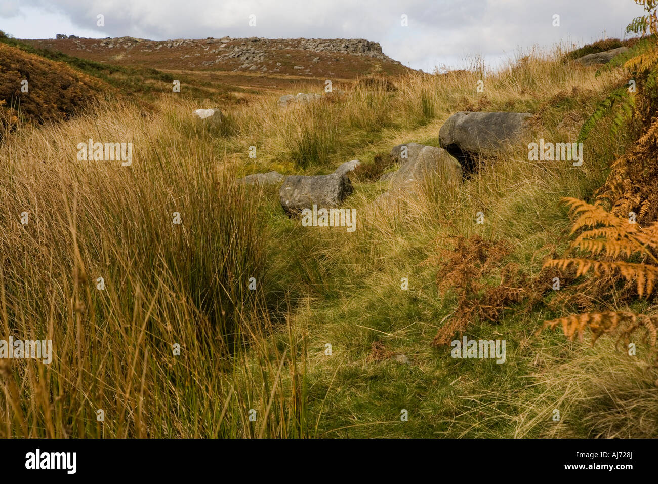 Carl Wark Roman Fort near Hathersage Stock Photo - Alamy