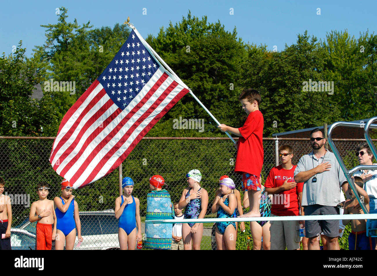 Child pledge of allegiance hi-res stock photography and images - Alamy